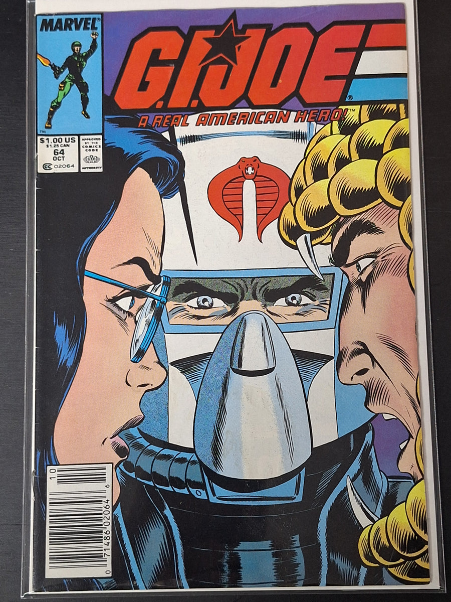 Gi Joe 64 Marvel 1987 Newsstand Chaotic Comics